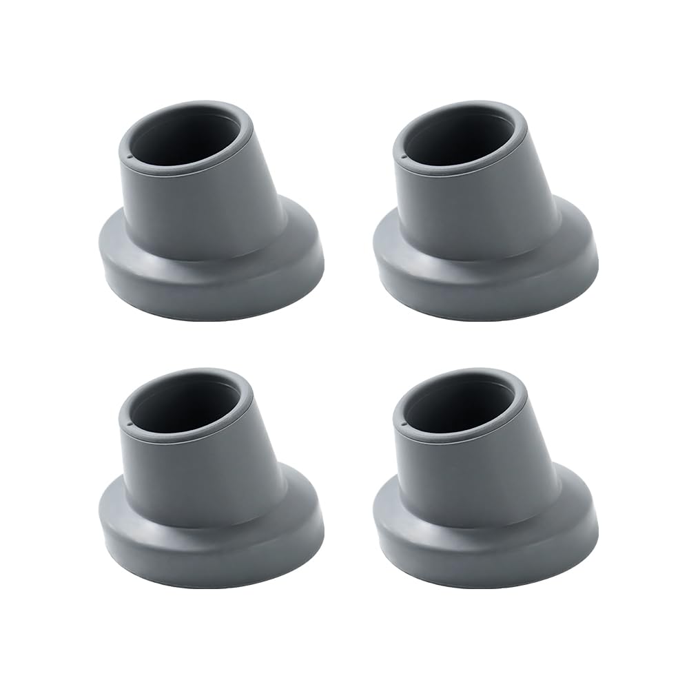 Replacement Feet for Shower Chair Bath Seat Slope Rubber Tips Non Slip Shower Bench and Tub Transfer Benches Suction Cup Feet (1-1/8")