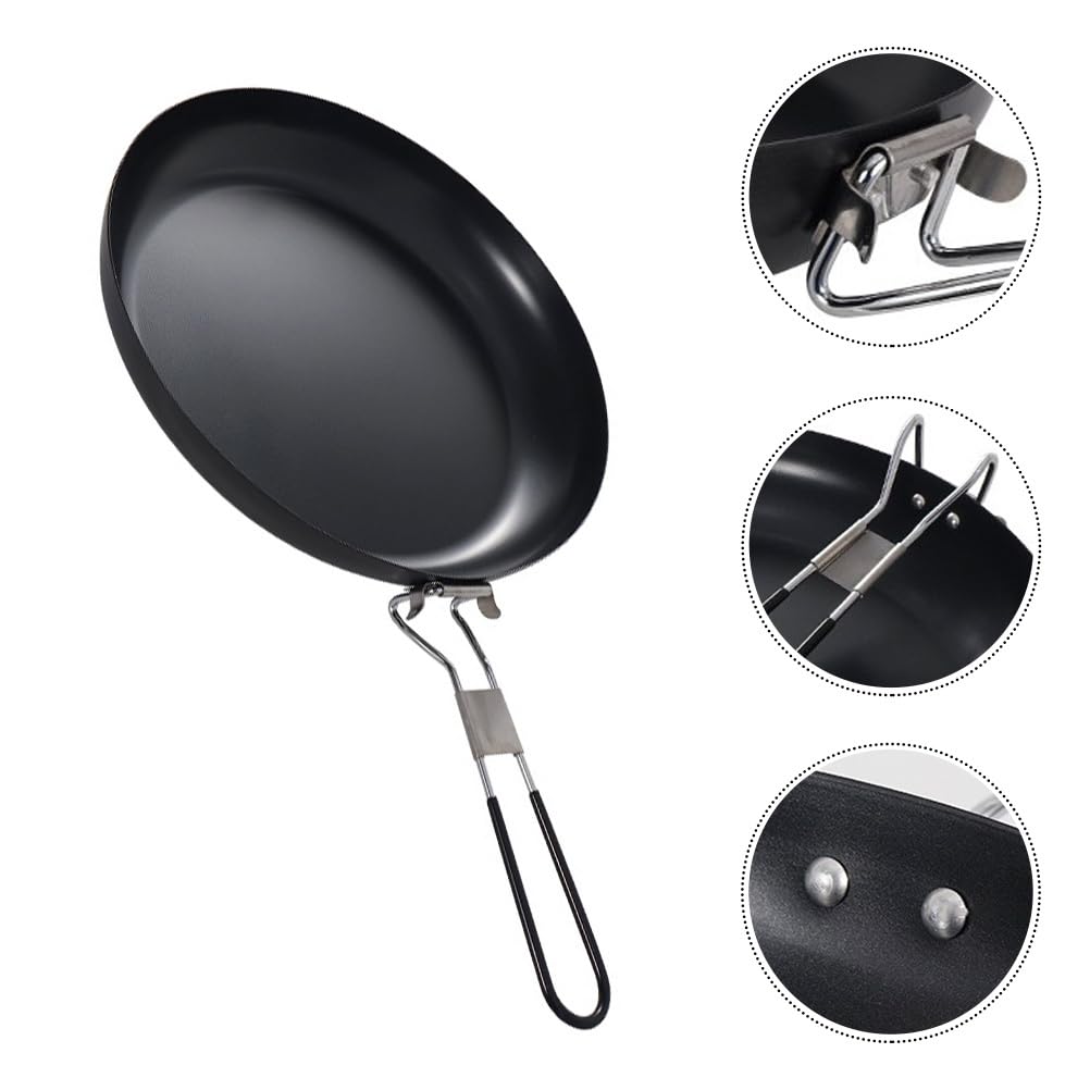 SHOWERORO 9 Inch Fry Pan 9 Frying Pan Grill Pan Iron Fried Eggs 9 Inch Skillet