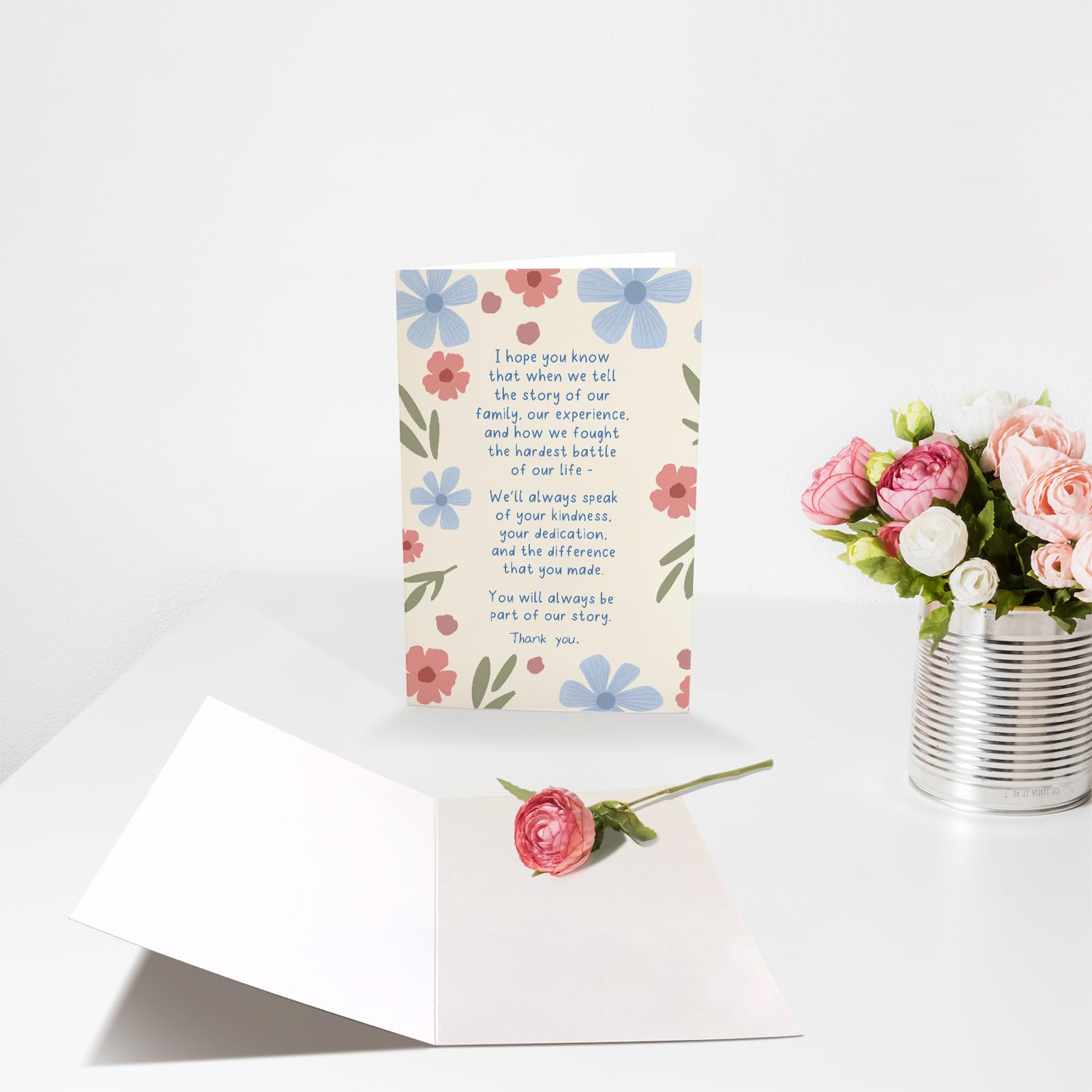 Chenive Thank You Card for Doctor Nurse, Appreciation Card for Hospital Medical Staff, Appreciation Gifts for Men Women, You Will Always Be Part Of Our Story