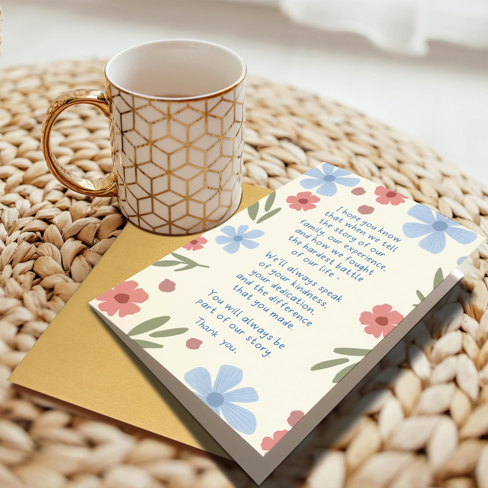 Chenive Thank You Card for Doctor Nurse, Appreciation Card for Hospital Medical Staff, Appreciation Gifts for Men Women, You Will Always Be Part Of Our Story