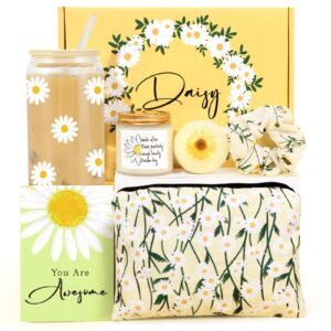 daisy gifts for women, gifts baskets for women, cute unique birthday gifts for women best friend, inspirational gifts for women, gifts for women her teen girl sister friendship, daisy themed gifts