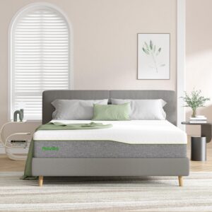 novilla full mattress, 10 inch memory foam mattress full size for pressure relief & cool sleep, full memory foam mattress