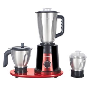 Vitasunhow Indian Mixer Grinder, features 800 Watt motor Comes with 3 Stainless Steel Jars