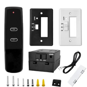 upgrade gas fireplace remote switch system kit for standard millivolt valve appliances,compatible with skytech,majestic,ambient,empire,monessen,vermont fireplaces,and other fireplaces,5 year warranty