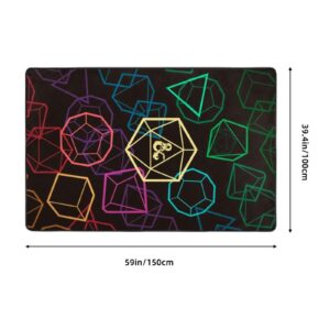 JIOONDEMAND Dungeons Rug Dragons Area Rugs 3D Print Large Carpet Anti Slip Door Mat Decorative for Bedroom Living Room Office 60x39 Inch, White