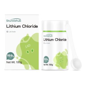 lithium chloride powder, 99.9% purity 100g, laboratory grade, lithium chloride powder for chemical experiment, lithium chloride powder for teaching, lithium chloride flame for baby gender reveal