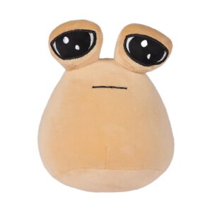 jixiaozuan 8.6in alien pou plush toy,cute emotion alien plushie stuffed animal pillow christmas birthday gifts for boys and girls (1pcs alien plush toy)