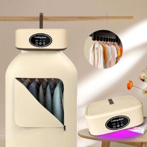 aikosell portable clothes dryer,portable dryer for laundry with dry bag,600w mini dryer for clothes easy to use, compact apartment for travel,rv.