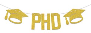 phd banner phd graduation decorations graduation banner class of 2024 doctor degree party decor congrats phd college graduation party supplies