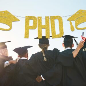 Phd Banner PhD Graduation Decorations Graduation Banner Class of 2024 Doctor Degree Party Decor Congrats PhD College Graduation Party Supplies