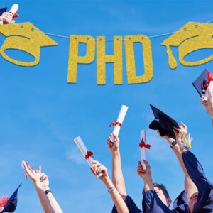 Phd Banner PhD Graduation Decorations Graduation Banner Class of 2024 Doctor Degree Party Decor Congrats PhD College Graduation Party Supplies