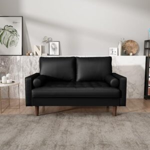 uhome sofas, 2 seat, black