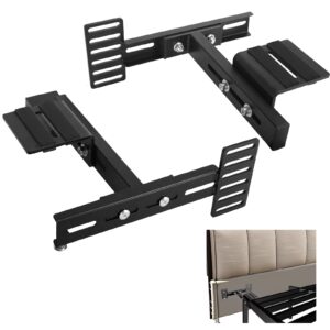 sidasu adjustable headboard brackets, headboard brackets for metal bed frame black bed headboard wall mounting brackets headboard kit for adjustable bed