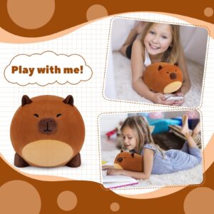 Capybara Plush Stuffed Animal-8'' Capybara Plush Toy, Capybara Plush Pillow, Cute Soft Plush Capybara Plushie Stuffed Toys, Capybara Plush Pillows Toy Decoration Doll Gift for Kids Girls Boys