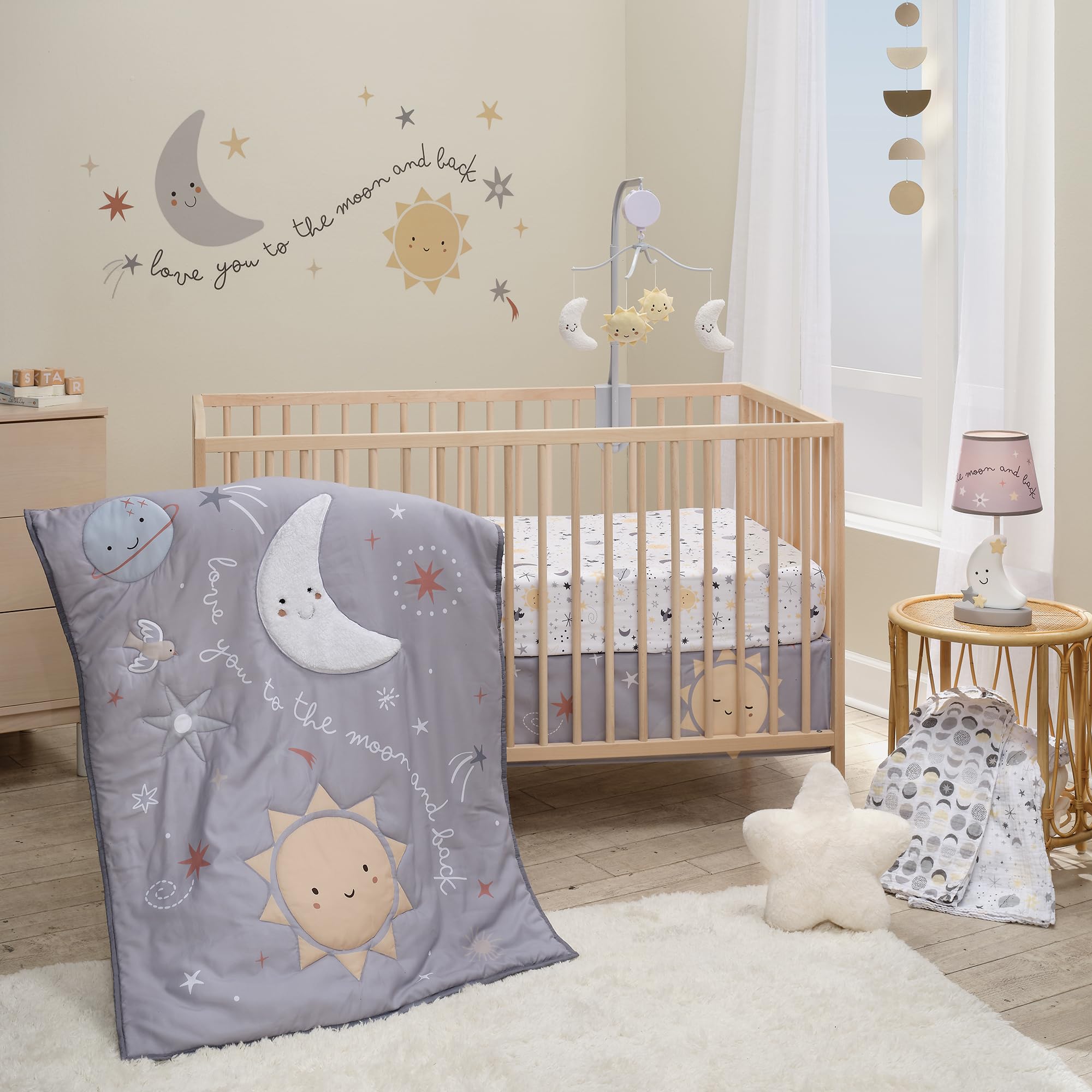 Bedtime Originals Little Star Celestial Moon & Stars Wall Decal/Stickers