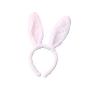 lkqbbsz bunny headband easter bunny ears hairbands plush white headband for easter party favor decorations party