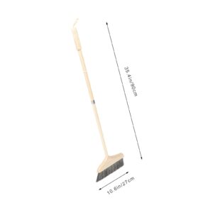 Wooden Long Handle Broom Brooms for Sweeping Indoor Sweeping Broom Indoor Broom Camping Broom Indoor Dust Broom Soft Broom Brooms for Floor Cleaning Broom for Hardwood Floors