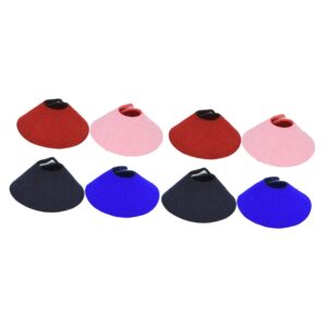 housoutil 8 pcs bird neck collar pet recovery neck collar elizabethan collar pet bird collar cat licking cone bird supplies bird elizabeth circle zeedog rabbit korean velvet soft collar