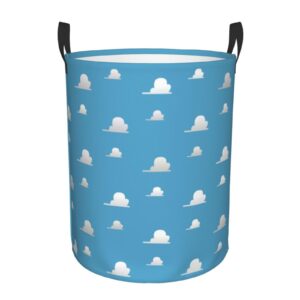 aimeryup cloud laundry basket hamper dirty clothes hamper for laundry waterproof laundry baskets with handles storage basket for toys clothes organizer bedroom decor, small