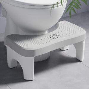 squatting toilet stool for adults, 7 inch poop stool adult, toilet stool squat adult, non-slip potty stool for pooping, pooping stool for bathroom, portable toilet step stool, foot rest stool