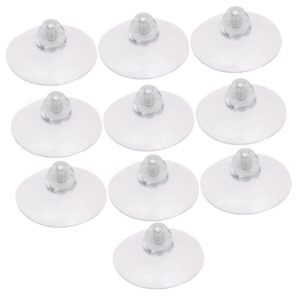 holibanna 10pcs seamless hooks mushroom key hook heavy duty suction cups splinter decorating self- hooks punch- hooks bedroom supahbadd wall hook hanger wall mount no punching