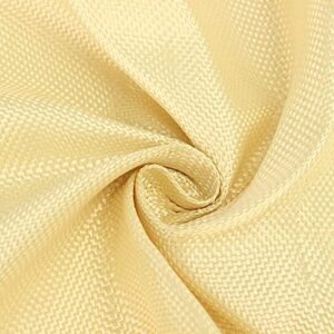 xljp 100 * 30cm kevlar fabric 200gsm fabric woven aramid fiber cloth plain 100cm/39.4'' width yellow color