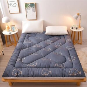 leoshi japanese futon mattress portable japanese floor mattress soft futon bed mattress foldable mattress camping mattress(color:12,size:2.0 * 2.2m)