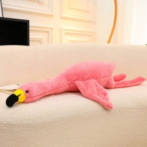 xqeynt 27" flamingo stuffed animal,flamingo plush pillow,flamingo gifts,pink flamingo soft plush doll toys,gift for kids and adults（pink）