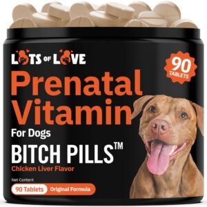 bitch pills - prenatal vitamins for dog - 90 tablets