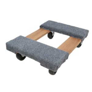 BoxerTool 18” x 12” Furniture Moving Dolly – Pre Assembled Dolly - 2 Pack – 1,000lbs Each Dolly – Solid Wood – Heavy Duty Caster Wheels