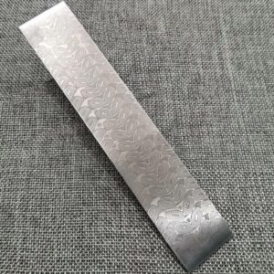 vg10 damascus steel billet bars material knife blade blanks 150x25x3mm