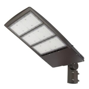 ostek 450w led parking lot light with slip fitter mount, 5000k 63000lm(140lm/w) shoebox light ip65 waterproof outdoor street area light, commercial outdoor lighting 100-277v ac, ul&dlc listed