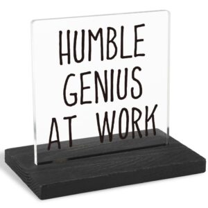 funny quote for desk, men, minimalist office decor for men, tabletop decor for men, motivational office desk decor for women, boss gag gift for women,xxy57