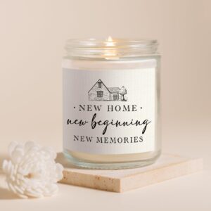 Petalsun House Warming Gifts New Home - Handmade Lavender Scented New Home Candle - New Home Gift Ideas, Gifts for New Homeowners