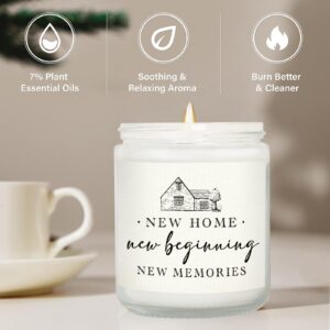 Petalsun House Warming Gifts New Home - Handmade Lavender Scented New Home Candle - New Home Gift Ideas, Gifts for New Homeowners