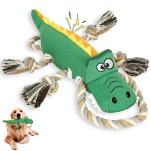 iokheira dog toys for aggressive chewers-dog toys for large dogs, tough durable indestructible dog toys, big dog chew toys and large breeds, crocodile