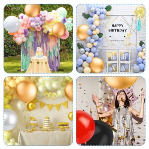 AMOR PRESENT 4PCS Large Gold Balloons, 36 Inch Giant Jumbo Latex Balloons for Christmas Birthday Baby Shower Wedding Graduation Anniversary Party Decorations