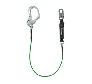 safewaze 019-2013 leading edge 6' energy absorbing lanyard w/rebar hooks