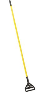 pro source 60" fiberglass mop handle with polypropylene quick connector for wet mops