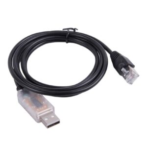 ajohbm usb rs485 adapter cable compatible with acs380 abb driver cable abb oy bcbl-01 rs485 modbus communication cable, 1.5m, black