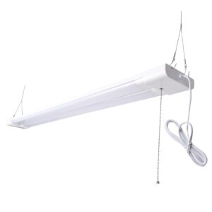 generic 4-ft 10,000-lumen led shop light with adjustable light tubes white finish 5000k daylight (fxsl055amfle/100)