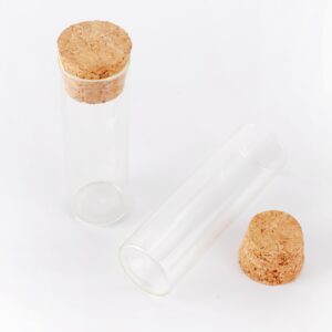 grisofaa 28pcs 20ml cork test tubes,vials with corks,test tubes with caps.