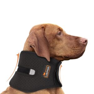 dog cervical collar neck brace supports cervical vertebral sprains instability, neck brace for dog limit the range of movement up and down, dog cervical brace helps recover from cervical sprains m