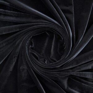 zelouf fabrics stretch velvet | fabric by the yard | diy, sewing, wedding, bridal, dress, dance, costume, crafts | 5 yard