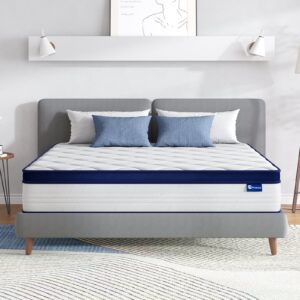 avenco twin mattress, 10 inch twin mattress in a box, hybrid twin size mattresses for pain relief & motion isolation, certipur-us certified twin bed mattress