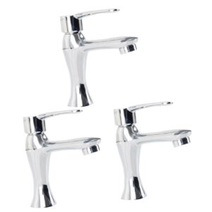 uonlytech 3pcs prep sink faucet bathtub vessel sink faucet kitchen sink faucet faucets for bath sinks bathroom faucet water bob for tub sink single hole faucet bucket single handle