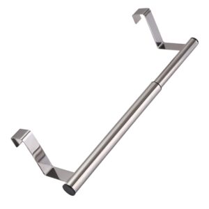 feltechelectr telescopic towel rack cabinet door towel holder household towel rack towel single bars kitchen towel shelf over cabinet towel bar metal towel bar storage stainless steel cupboard