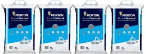 generic morton salt pure and natural water softener crystals, 40 pounds (4 pack)