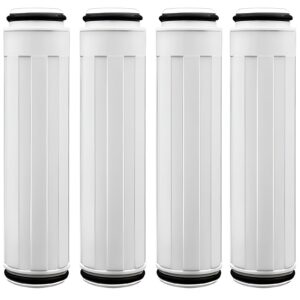 can-meageren replacement filter compatible for feelso filtered shower filter handheld, 15 stage hard water shower filter (4pcs)