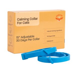 2 pack calming collar for cats - calming cat collar, cat pheromone collar, cat calming collar for anxiety - efficient relieve reduce stress relief for cats, ideal for meowing and anxiety reduction